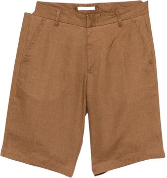 Entre Amis TK Bermuda-Shorts mit G&uuml;rtelschlaufen - - Shorts - Herren - Braun - W30