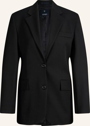 Joop Wollmix-Boyfriend-Blazer schwarz