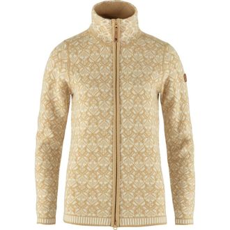 Fjällräven Damen Snow Cardigan Jacke, Dune Beige, XL