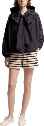 Moncler Taffeta Bow-Detailed Hooded Jacket