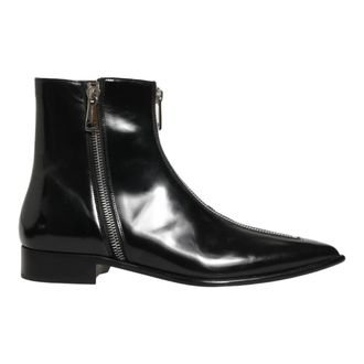 Dolce & Gabbana Homme, Chaussures, Noir, Taille: 42 EU Bottines courtes