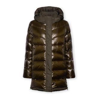 Elena Miro Lange Daunenjacke - - Coats - Damen - Gr&uuml;n - 4XL