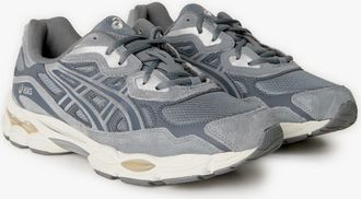 Asics Baskets compens&eacute;es en cuir m&eacute;lang&eacute;