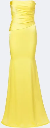 Alex Perry Bustier-Robe aus Satin-Cr&ecirc;pe