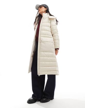 Barbour Aisha - Doudoune &agrave; ceinture - Cr&egrave;me-Blanc