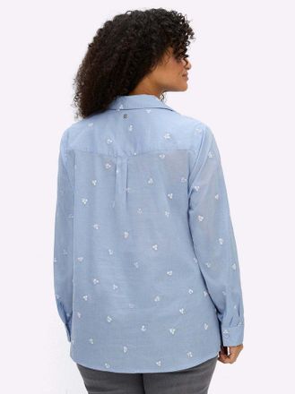 Sheego Klassische Bluse Langarm-Bluse Langarm