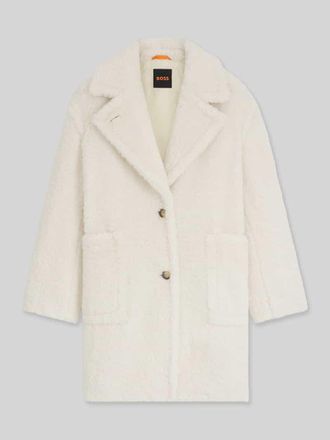 Boss Orange by Hugo Boss Regular Fit Teddy-Mantel mit gro&szlig;en Taschen Modell CATEDY