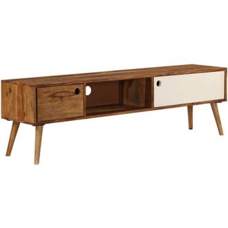 vidaXL TV-Schrank 140x30x40 cm Massivholz Akazie Vidaxl