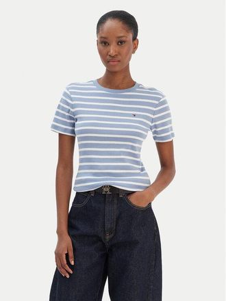 Tommy Hilfiger T-Shirt New Cody WW0WW40587 Himmelblau Slim Fit