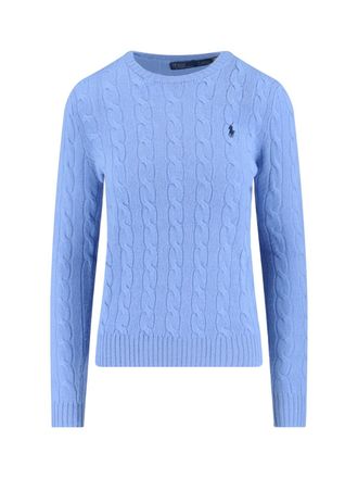 Polo Ralph Lauren Logo Braided Sweater