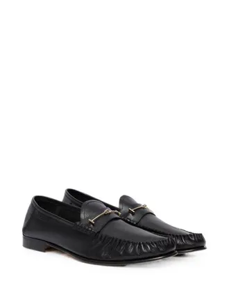 Tom Ford Mens Leather Loafers Ripley Black Goat