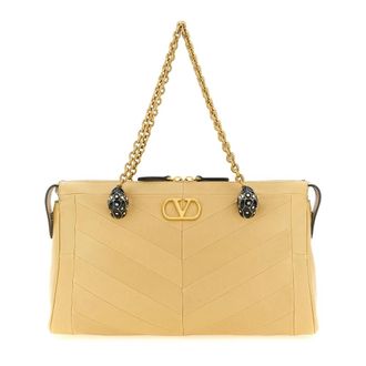 Valentino Garavani Femme, Sacs, Beige, Taille: ONE Size Sac bandouli&egrave;re Panthea