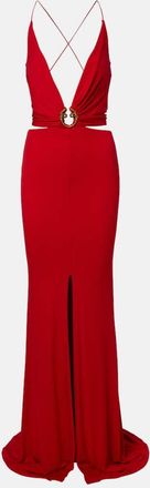 Roberto Cavalli Robe mit offenem R&uuml;cken