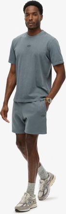 Superdry Micro - Short &agrave; logo - Bleu orageux