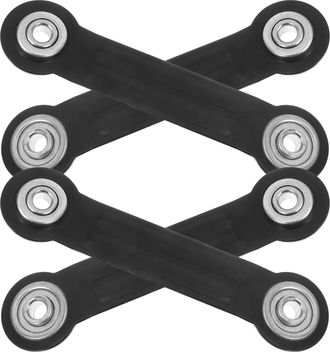 PartyKindom 4 St&uuml;ck Gleiterlager Schwenkarmhalterungen aus Robustem Material Ersatzteile f&uuml;r Gartenschaukel und Gartenbank Universell Kompatibel Witterungsbest&auml;nd