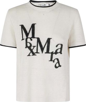 Max Mara Femme, Pulls, Blanc, Taille: 38 FR Nordica Sweater
