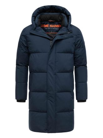 Stone Harbor Herren Steppmantel Hadrieen mit Fleecefutter & Kapuze
