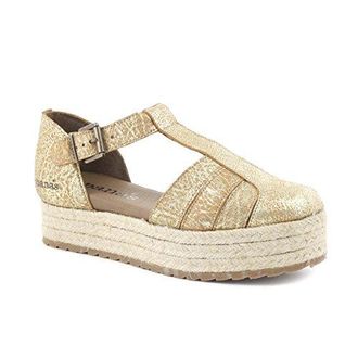 Cubanas Femme KITTY270 Espadrilles, Gold, 35