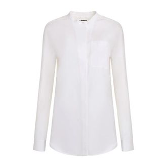 Jil Sander Tuesday Langarmshirt - - Blouses & Shirts - Damen - Wei&szlig; - S