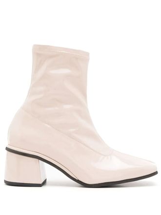 Sarah Chofakian Martine Stiefel aus Leder 50mm - Weiß