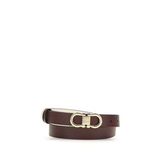 Ferragamo Femme, Accessoires, Brun, Taille: 90 CM Gancini Belt