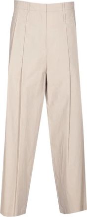 Alysi Femme, Pantalons, Gris, Taille: 36 FR Pantalone Popeline Pinces