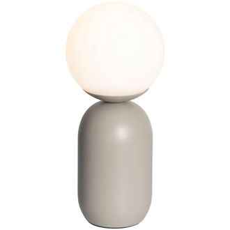 Nordlux Lampe de table notti Gris Metal et verre E14 2011035010