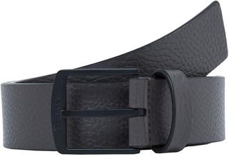 Calvin Klein Ceinture Homme Ck Casual 35mm Cuir, Marron (Dark Brown Pebble), 85 cm