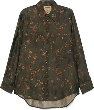 Uma Wang UMA Wang, Femme, Blouses et Chemises, Multicolore, Taille: 40 FR Floral Shirt