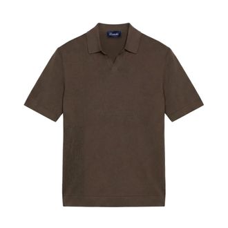 Drumohr Homme, Tops, Vert, Taille: L Polo en coton