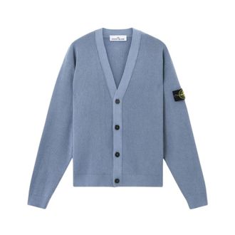 Stone Island Cardigans - - Knitwear - Herren - Blau - L