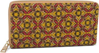 styleBREAKER Portemonnaie Kork Geldb&ouml;rse mit buntem Muster Print