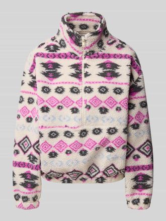 Only Regular Fit Sweatshirt mit Allover-Muster Modell JANNE