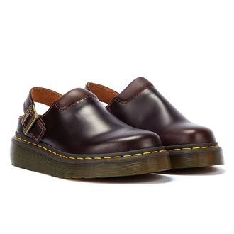 Dr. Martens Laketen Plateau Mules - - Shoes - Damen - Braun - 44 EU
