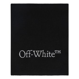 Off-white Virgin Wool Scarf - - Accessories - Herren - Schwarzk - ONE SIZE