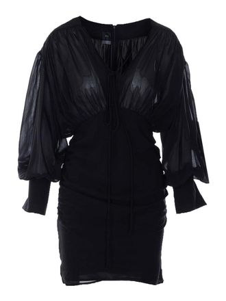 Pinko Robe Au Genou - Noir