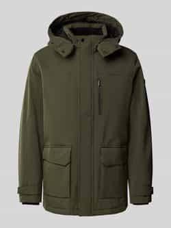 Bugatti Jacke mit Pattentaschen und &Auml;rmelriegeln