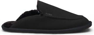 BOSS Home_Mule_msfr Pantoufles, Noir, 44 EU