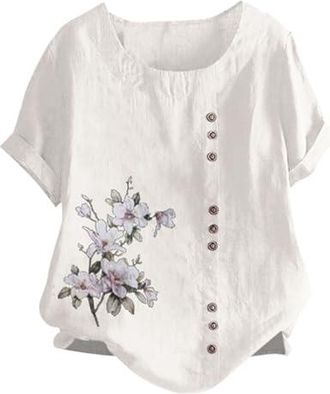 Generic Chemise en Jeans Tenue Professionnelle Esthetique Chemisier Rouge Femme Tee Shirts sans Manche Tunique Bleu Marine Tops Voile Fluide Mousseline Veteme