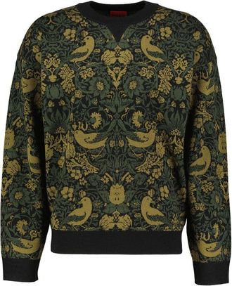 HUGO BOSS Herren Strickpullover aus Jacquard SORRIS