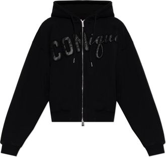 Dsquared2 Homme, Sweatshirts et sweats &agrave; capuche, Noir, Taille: 3XL Hooded SweaT-shirt