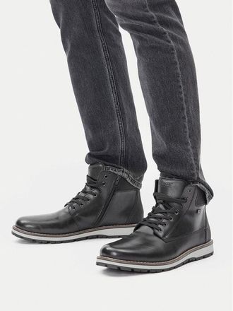 Rieker Schn&uuml;rschuhe 38405-00 Schwarz