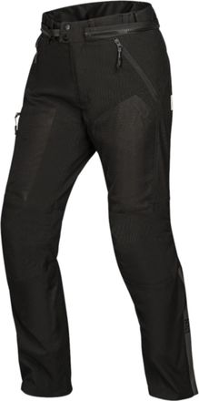 IXS Motorradhose Herren mit Protektoren - Tourster BigAir 1.0, AeroMesh X-Stretch, permanente Bel&uuml;ftung, Motorrad Hose mit 3 Taschen, Protektor Hose, Schw