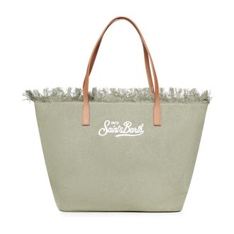 MC2 Saint Barth Femme, Sacs, Vert, Taille: ONE Size City Bag Mid Fringe