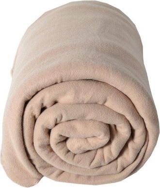HOME MAISON Couverture Polaire Grand Confort Sable 240x260 cm