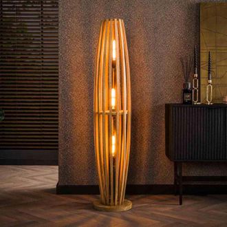 M&S Collection M&s - Lampadaire 28x28x145 cm en manguier massif naturel - amp