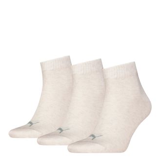 Puma Puma Unisex Plain Quarter 3 pack