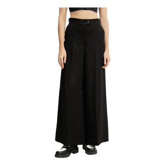 IVY OAK Piera Ann Weite Hose - - Trousers - Damen - Schwarzk - S