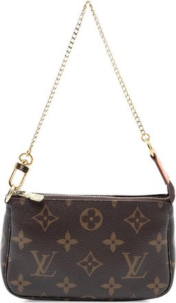 Louis Vuitton Crossbody Bags - Monogram Mini Pochette Accessoires - Gr. unisize - in Braun - für Damen
