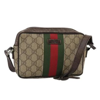Gucci Pre-owned Toile sacs-gucci - Femme - Pre-owned - Beige - Taille: ONE Size